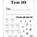 Number Exercises1-10,worksheets,printable Preschool Activities ...