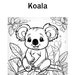 Animal Coloring Page /name of Various Animals,printable Preschool ...