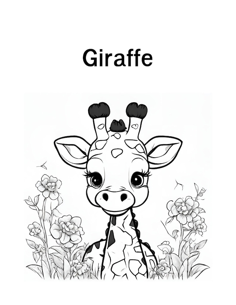 Animal Coloring Page /name of Various Animals,printable Preschool ...