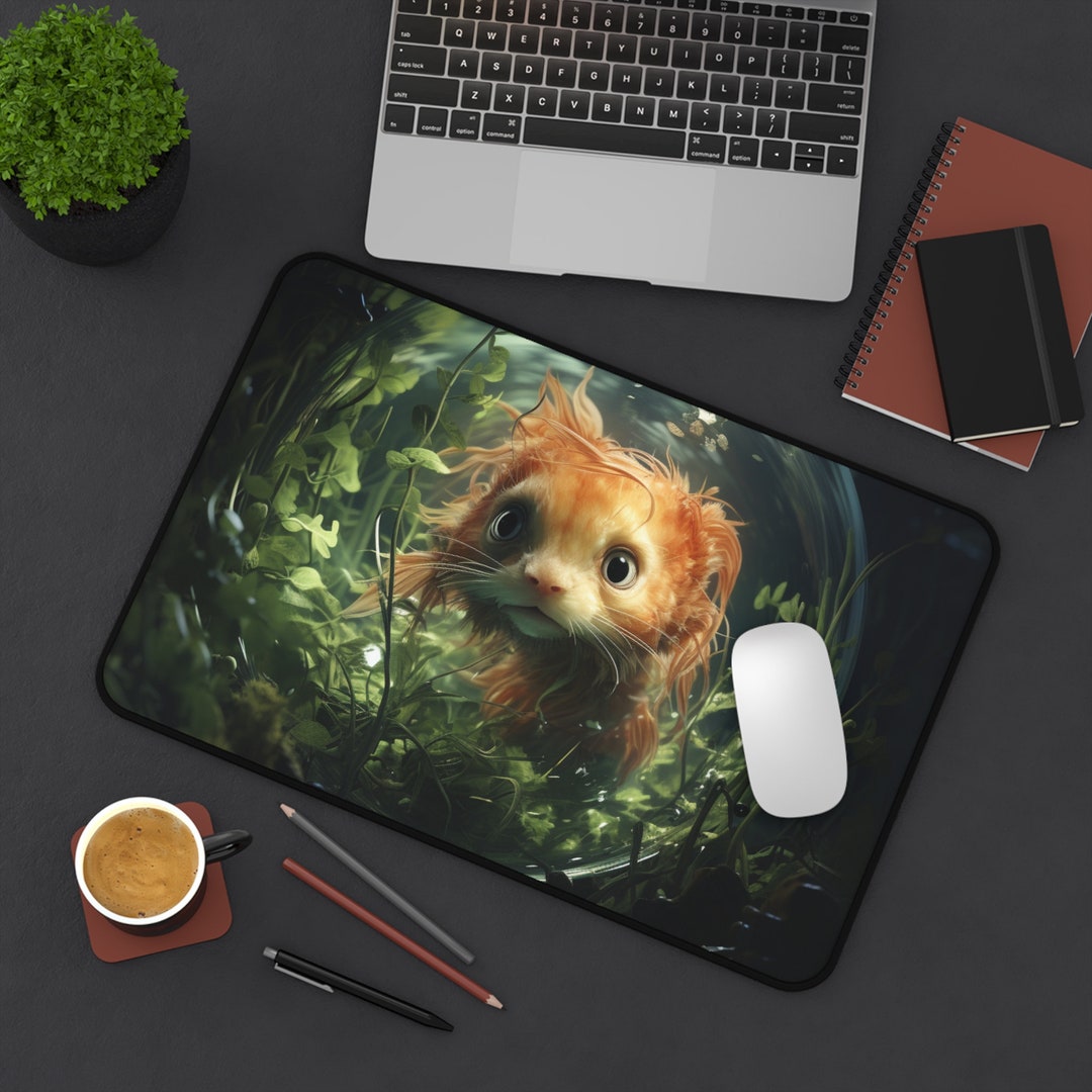 Desk Mat Mythical Fantasy Ferret Forest Cute - Etsy