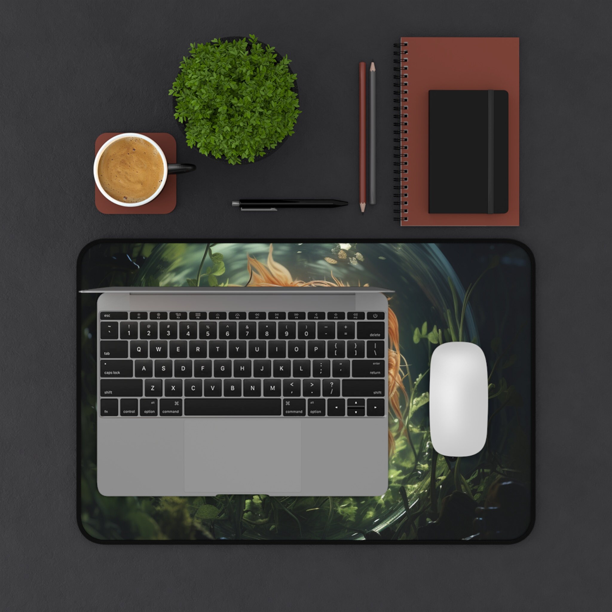 Desk Mat Mythical Fantasy Ferret Forest Cute - Etsy