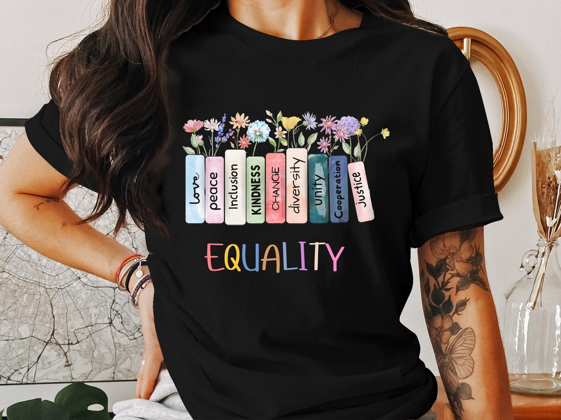 Equality Floral Clipart PNG - High-quality Digital Download, Love Peace ...