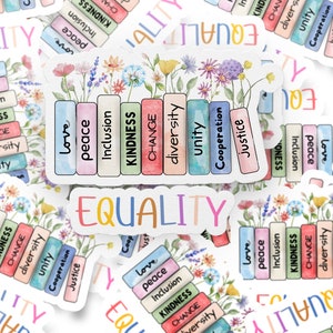 Equality Floral Clipart PNG - High-quality Digital Download, Love Peace ...