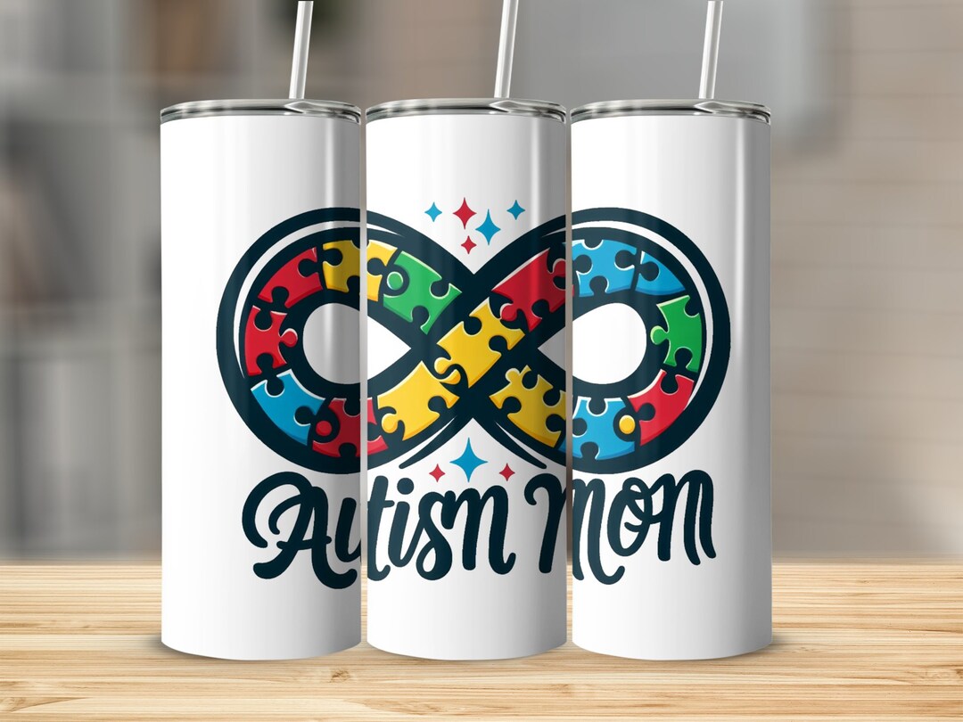 Autism Mom Infinity Puzzle Piece Digital Download, Colorful Autism ...