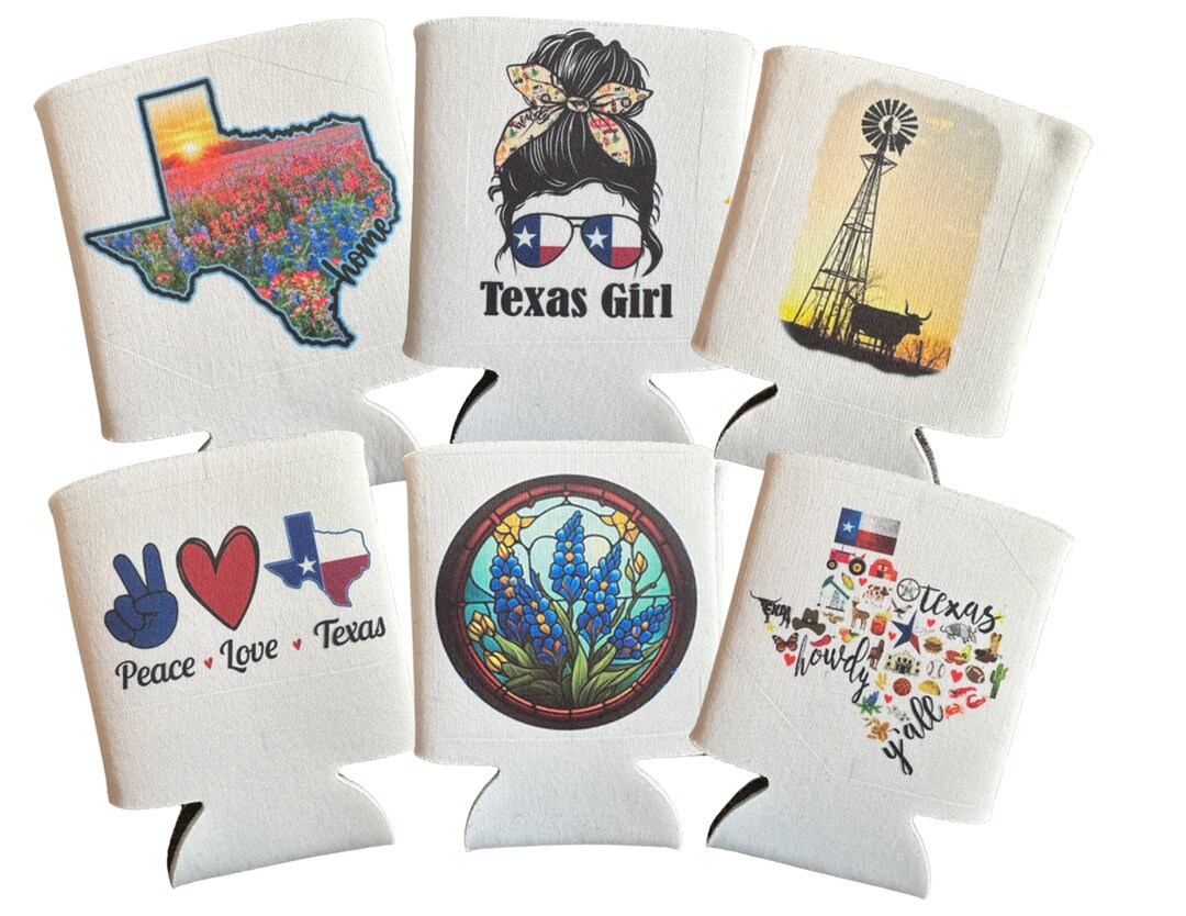 Texas Koozies - Etsy