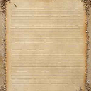 Weathered Jeweled Parchment Journal Pages Set of 200. - Etsy