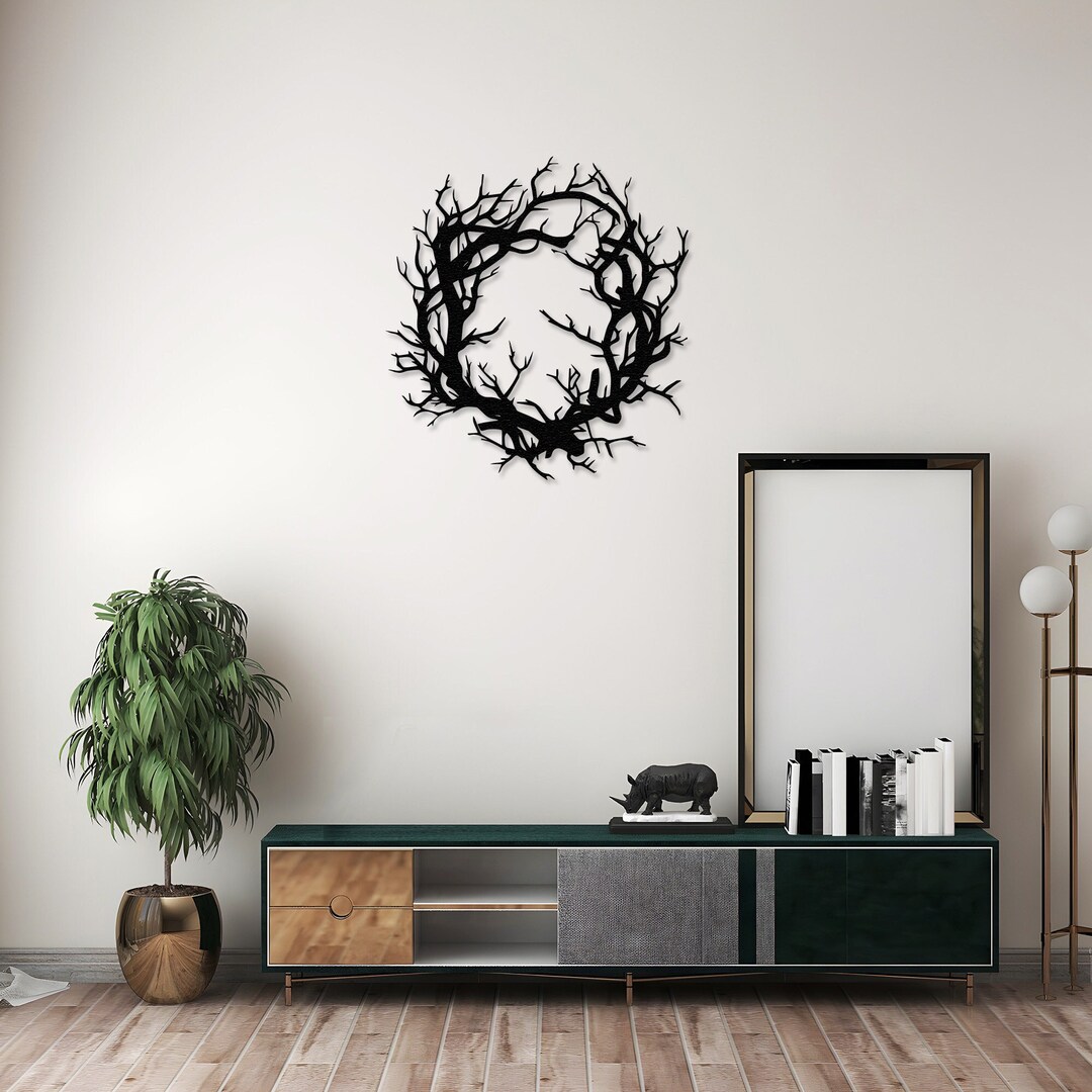 Custom Black Metal Sign, Gothic Metal Wall Art, Outdoor Sign, Horror ...