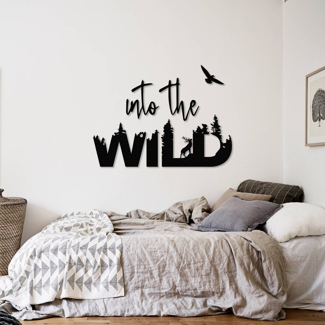 Wildlife Metal Art, Into the Wild Nature Lover Gift, Moose Decor ...