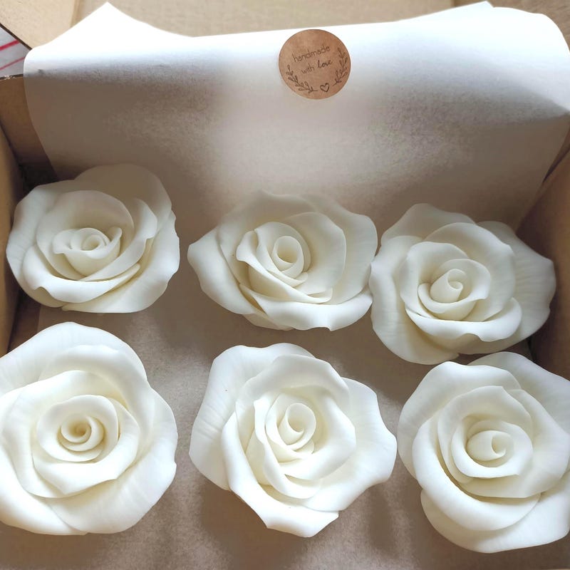 Handmade Icing Flowers - Etsy UK