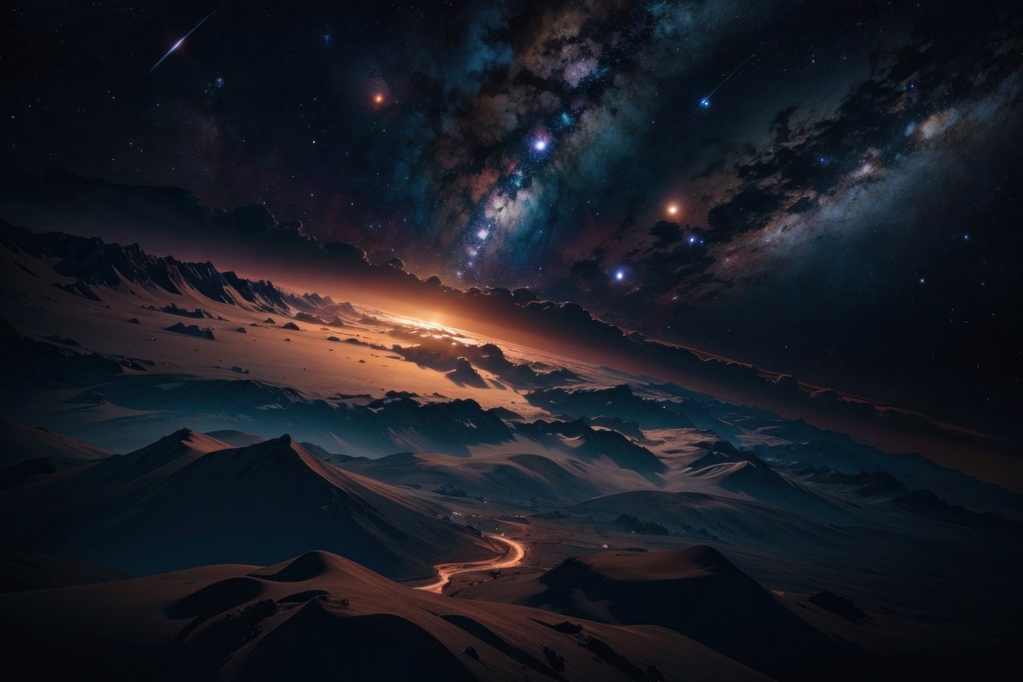 Stratosphere Night AI Art AI Generated Art Digital Art Digital Art ...