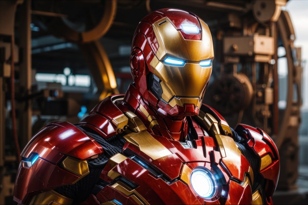Iron Man AI Art AI Generated Art Digital Art Digital Art Download ...