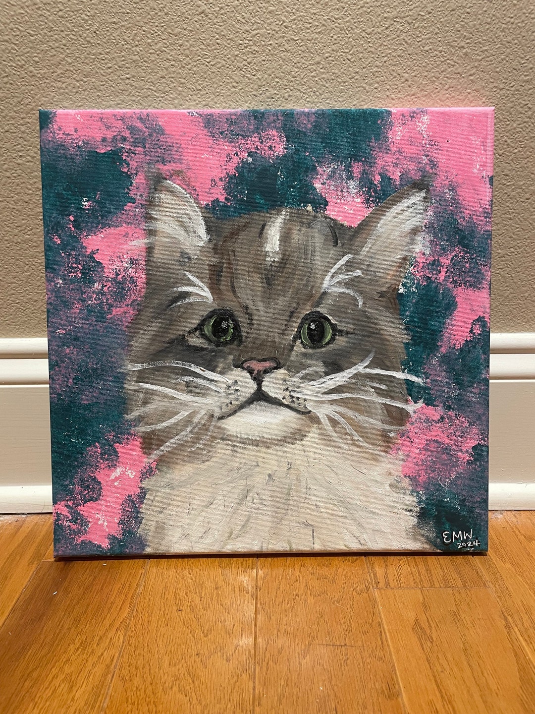Custom Pet Portraits From Photos| Acrylic Pet Paintings - Etsy