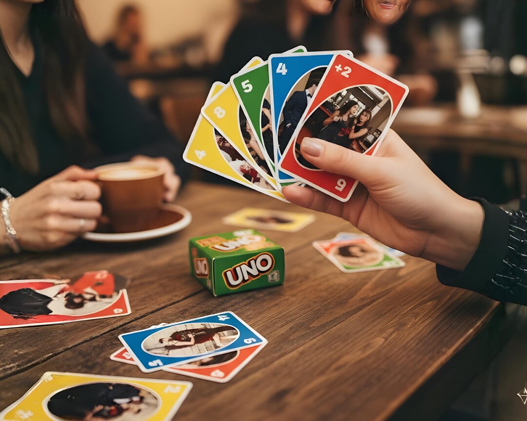 Juego de cartas UNO personalizado - Juego de cartas UNO con foto ...