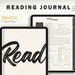 Digital Reading Journal, Goodnotes, Planner, Book Review, Book Tracker ...
