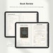 Books Review, Reading Journal, Digital, Planner, Goodnotes - Etsy
