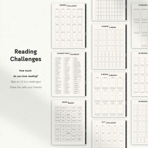 Digital Reading Journal, Goodnotes, Planner, Book Review, Book Tracker ...