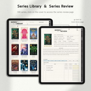 Digital Reading Journal, Goodnotes, Planner, Book Review, Book Tracker ...