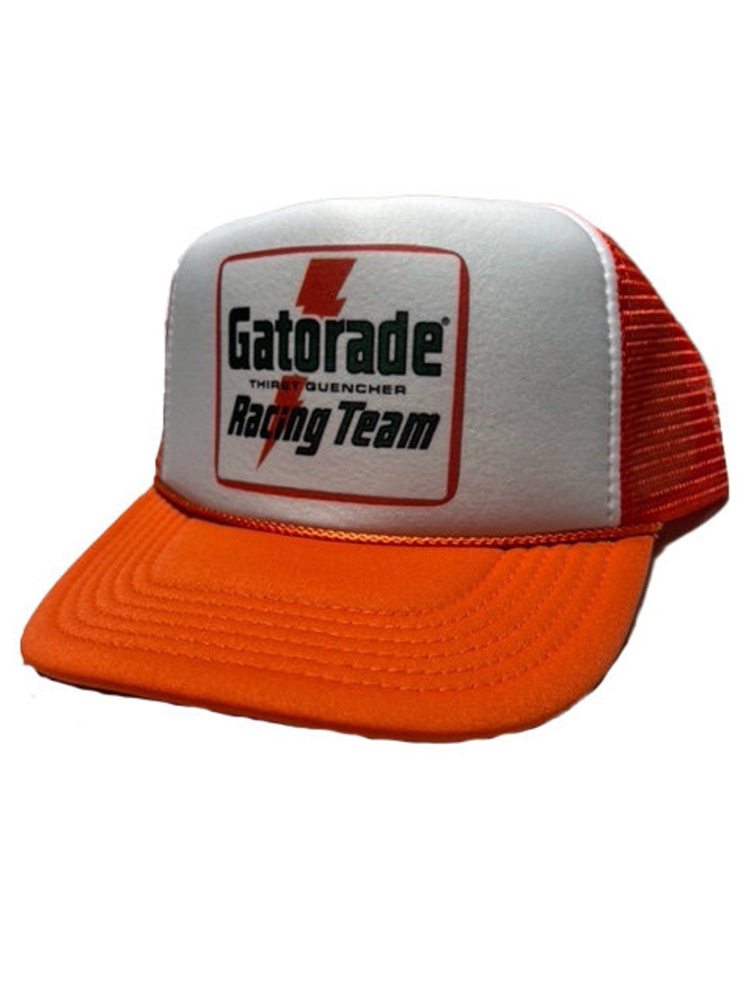 Gatorade Racing Trucker Hat Vintage Style Orange Mesh Snapback - Etsy