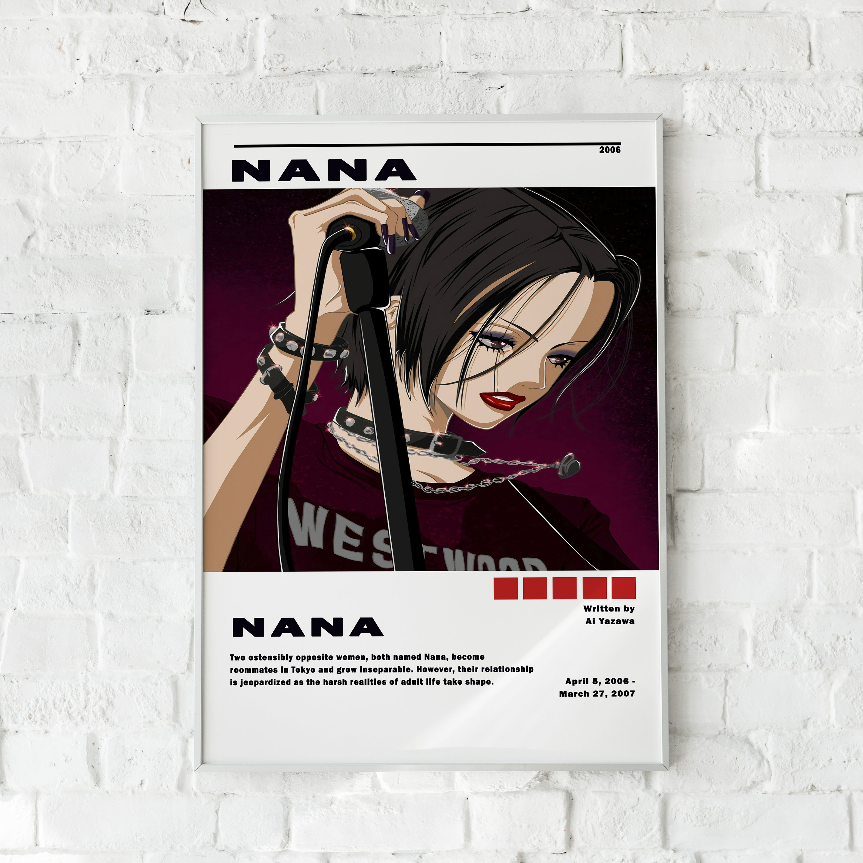 Set of 3 Nana Anime Poster Nana Printable Wall Art Nana Komatsu Nana ...