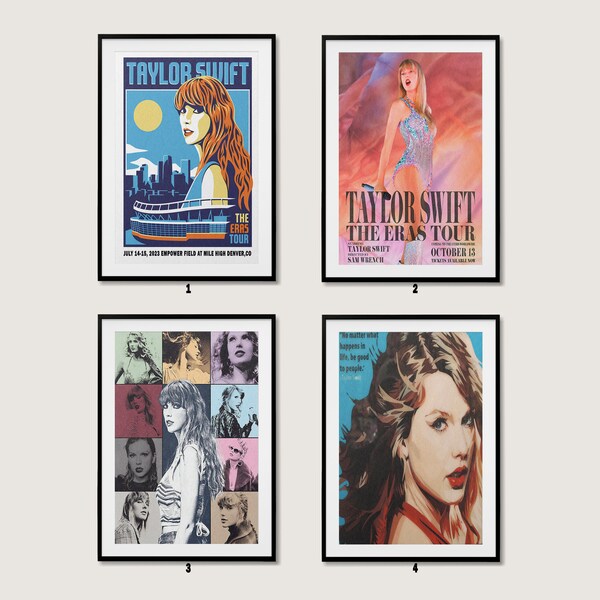 Eras Tour Movie Poster - Etsy