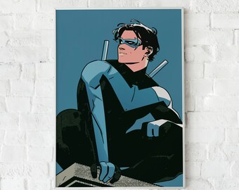 Nightwing Art Poster - Etsy