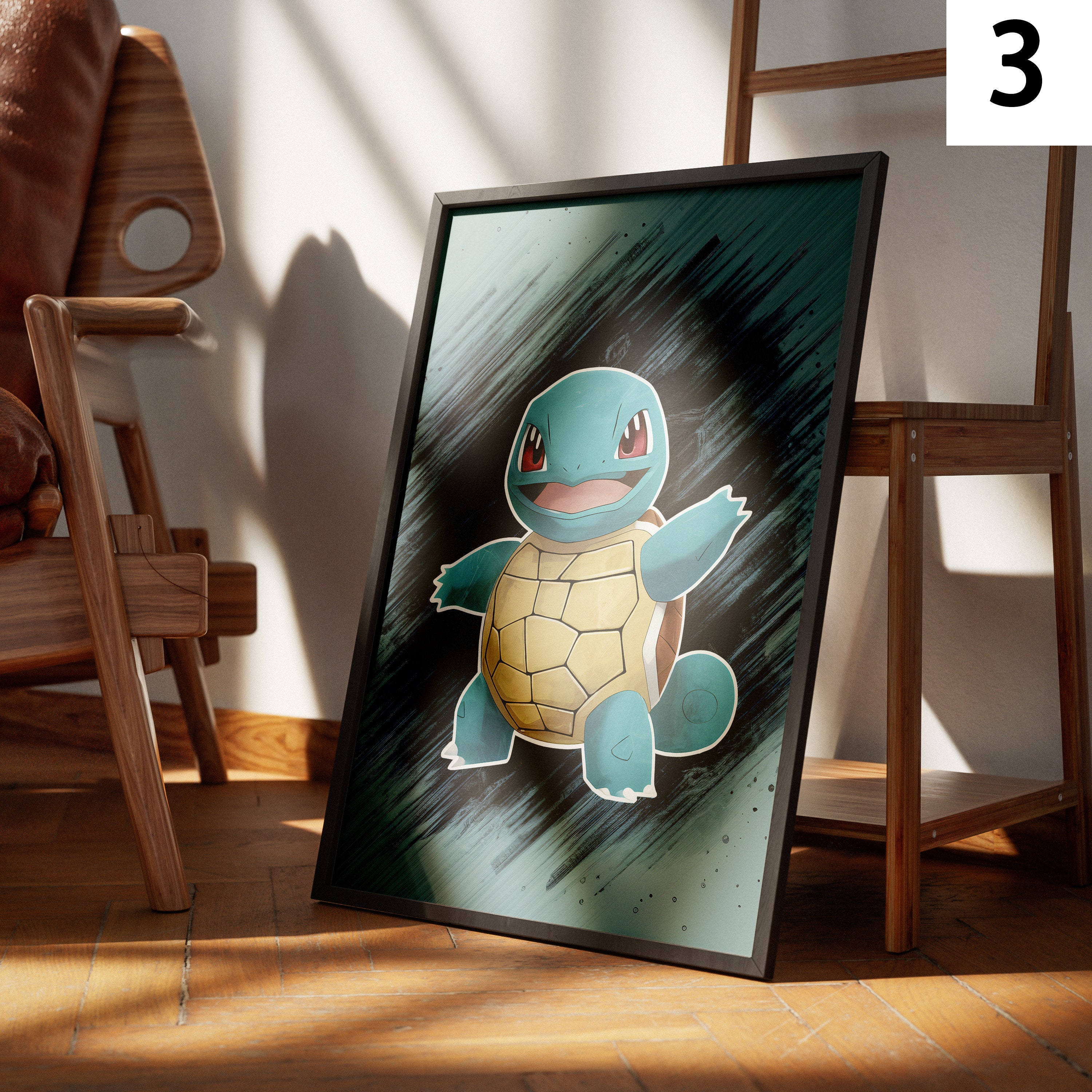 Pokemon Poster Set of 4 Poster Pokemon Wall Art Print Pokemon Travel ...