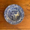 Vintage Oriental Design Flow Blue Plate in Great Condition - Etsy