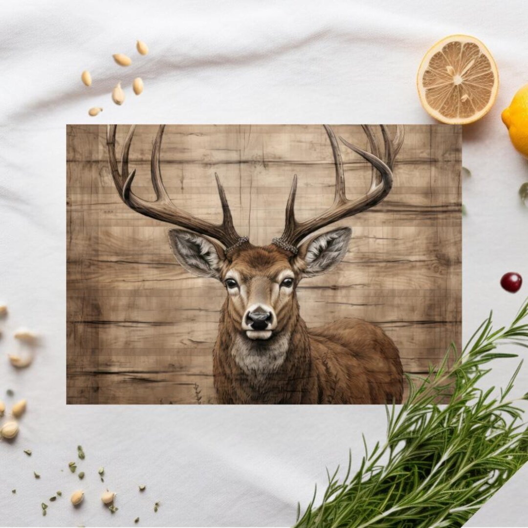 Deer Buck Collectable Decor, Hunting Art Decor, Cool Kitchen Decor ...