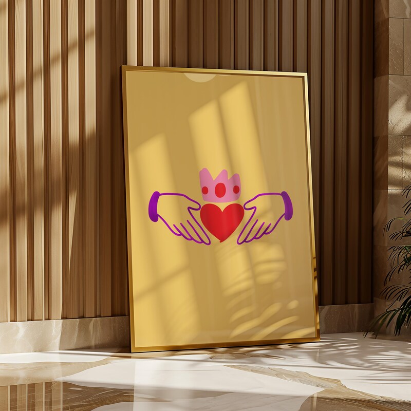 Claddagh Wall Art - Etsy