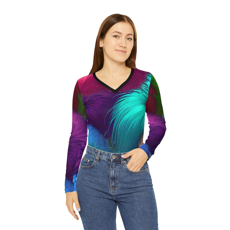 Womens Fluffy Blouse - Etsy