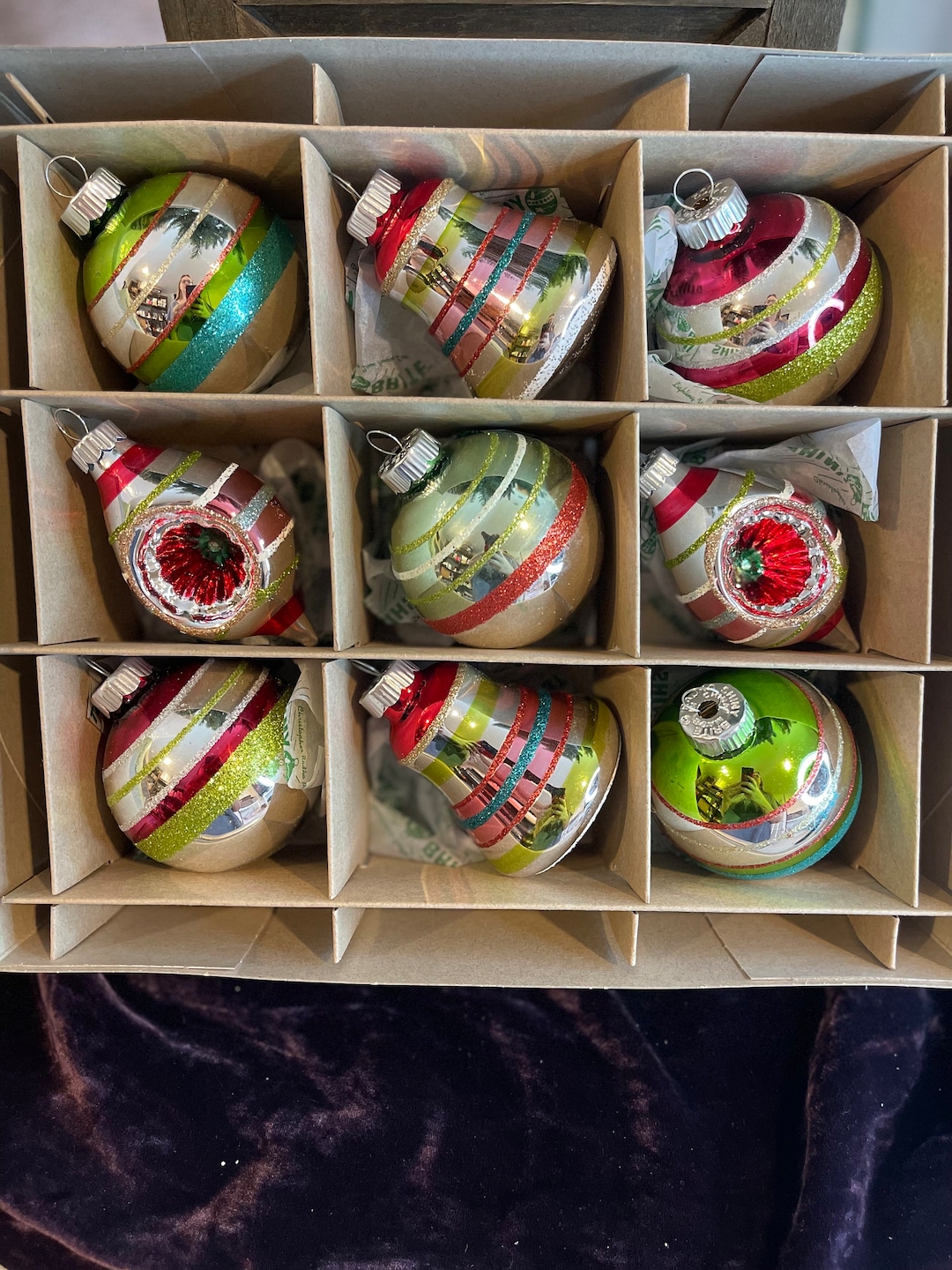 SHINY BRITE Christopher Radko Presents Shiny Brite Ornaments Brand New ...