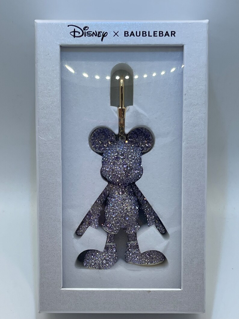 BAUBLEBAR DISNEY Mickey Mouse Purple Jewels Bag Charm! This Dazzler is ...