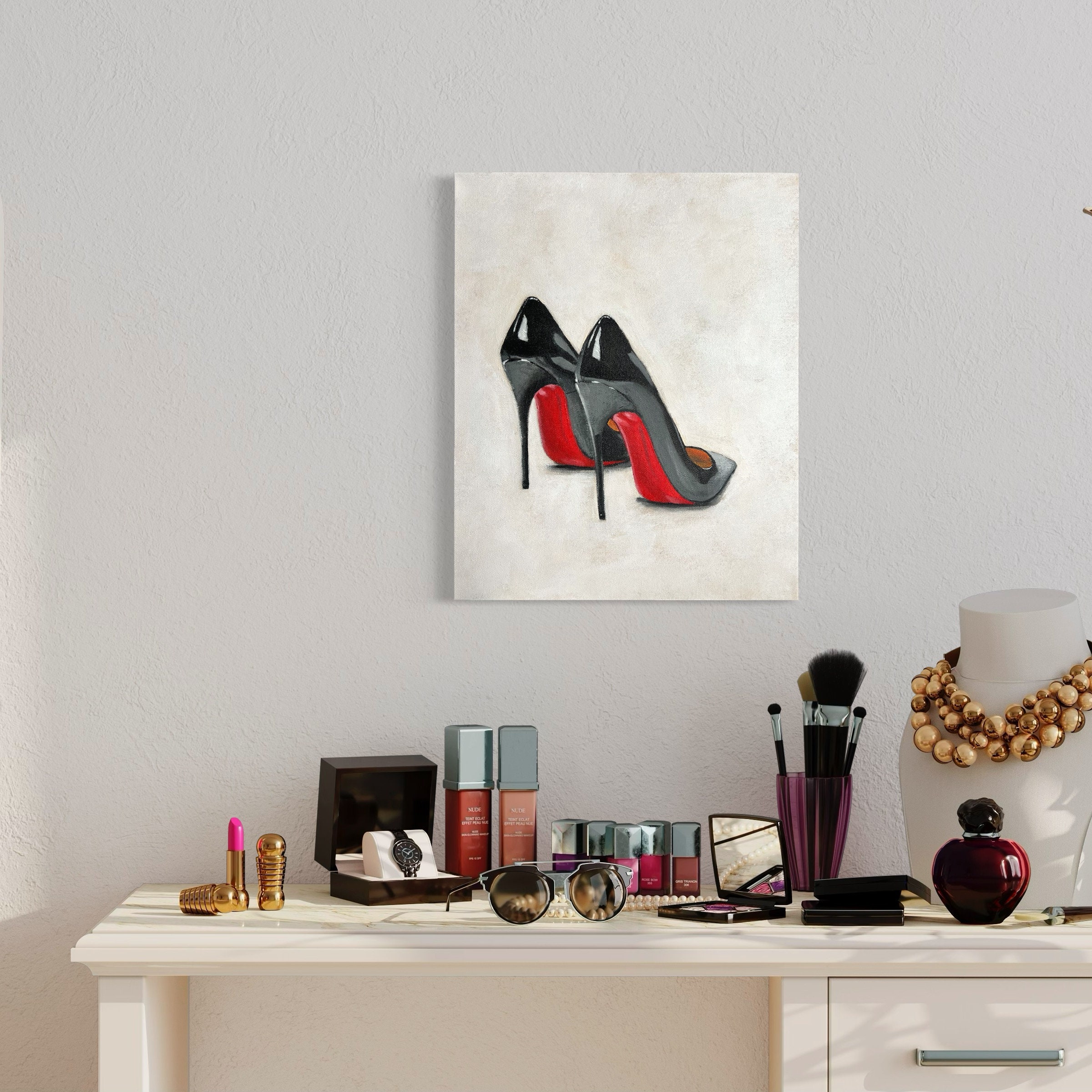 Iconic Louboutin Red Soles - Etsy