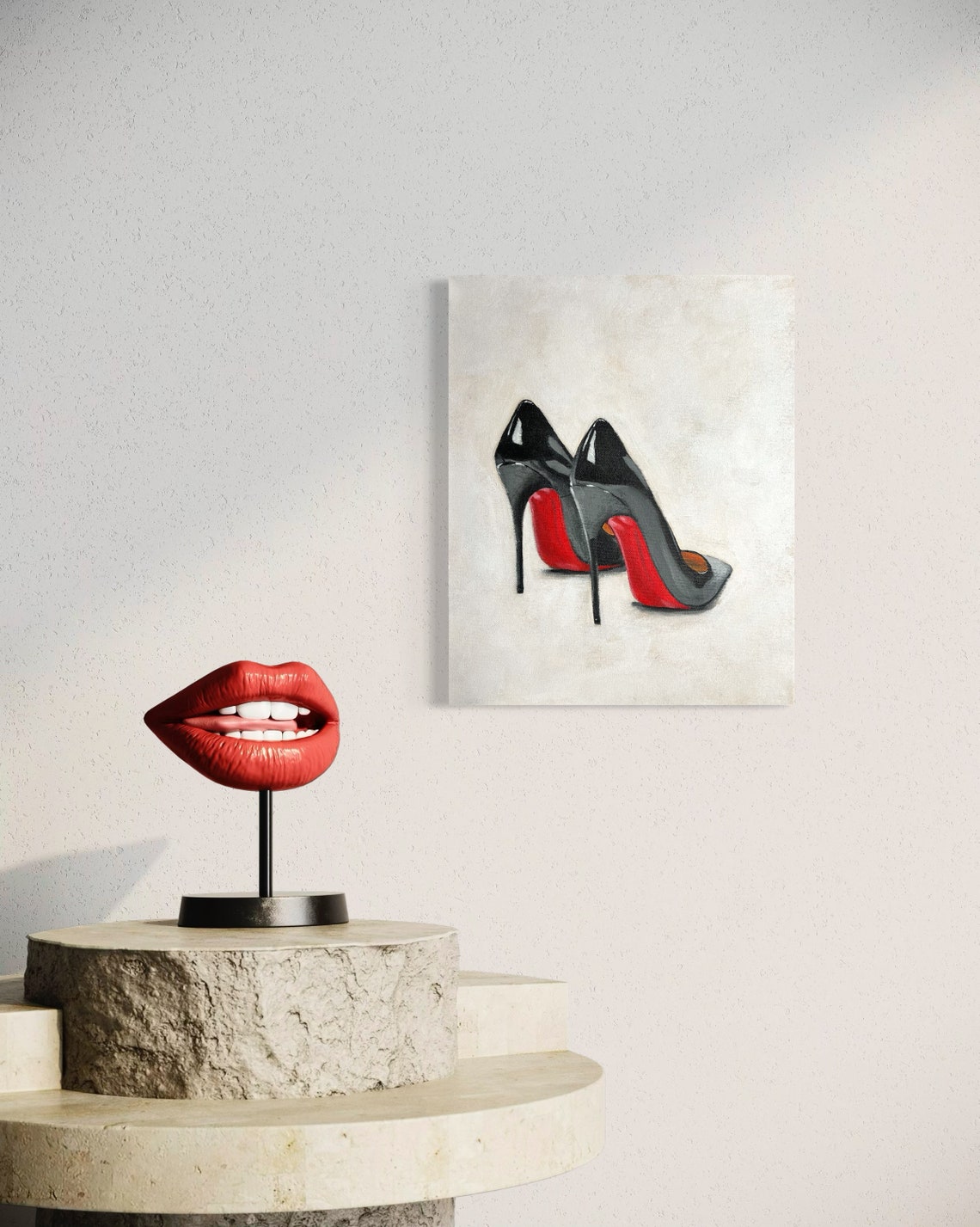 Iconic Louboutin Red Soles - Etsy