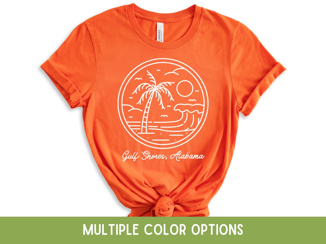 Gulf Shores T-shirt | Alabama Beach | Beach | Gulf Shores | - Etsy