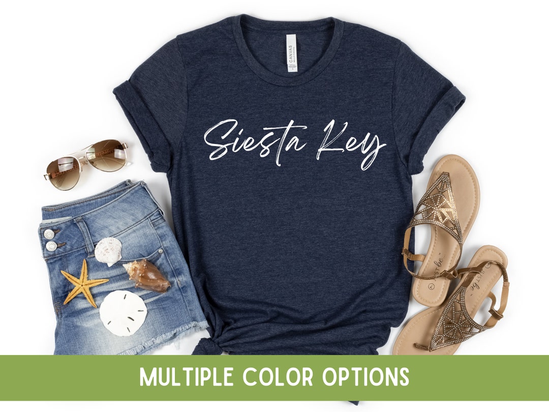 Siesta Key T- Shirt | Florida Beaches | - Etsy