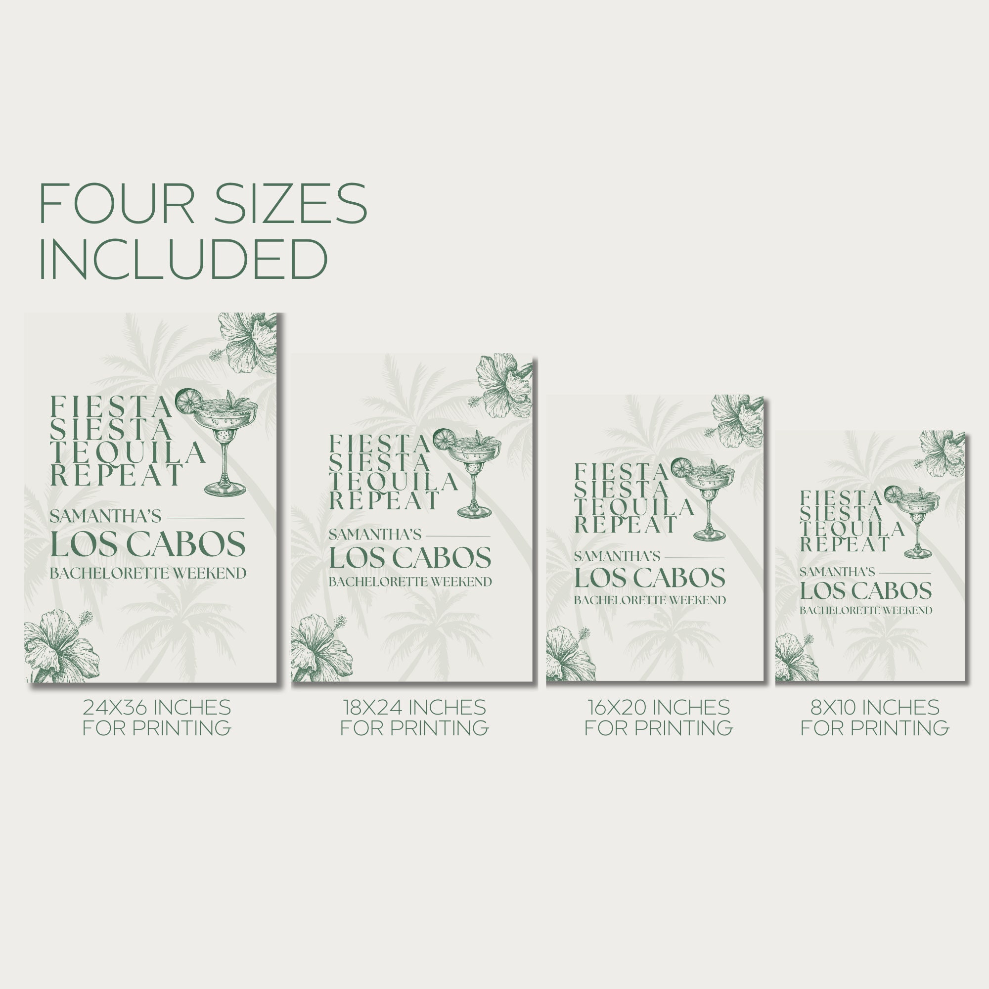 Los Cabos Bachelorette Welcome Sign Template, Editable Bachelorette ...