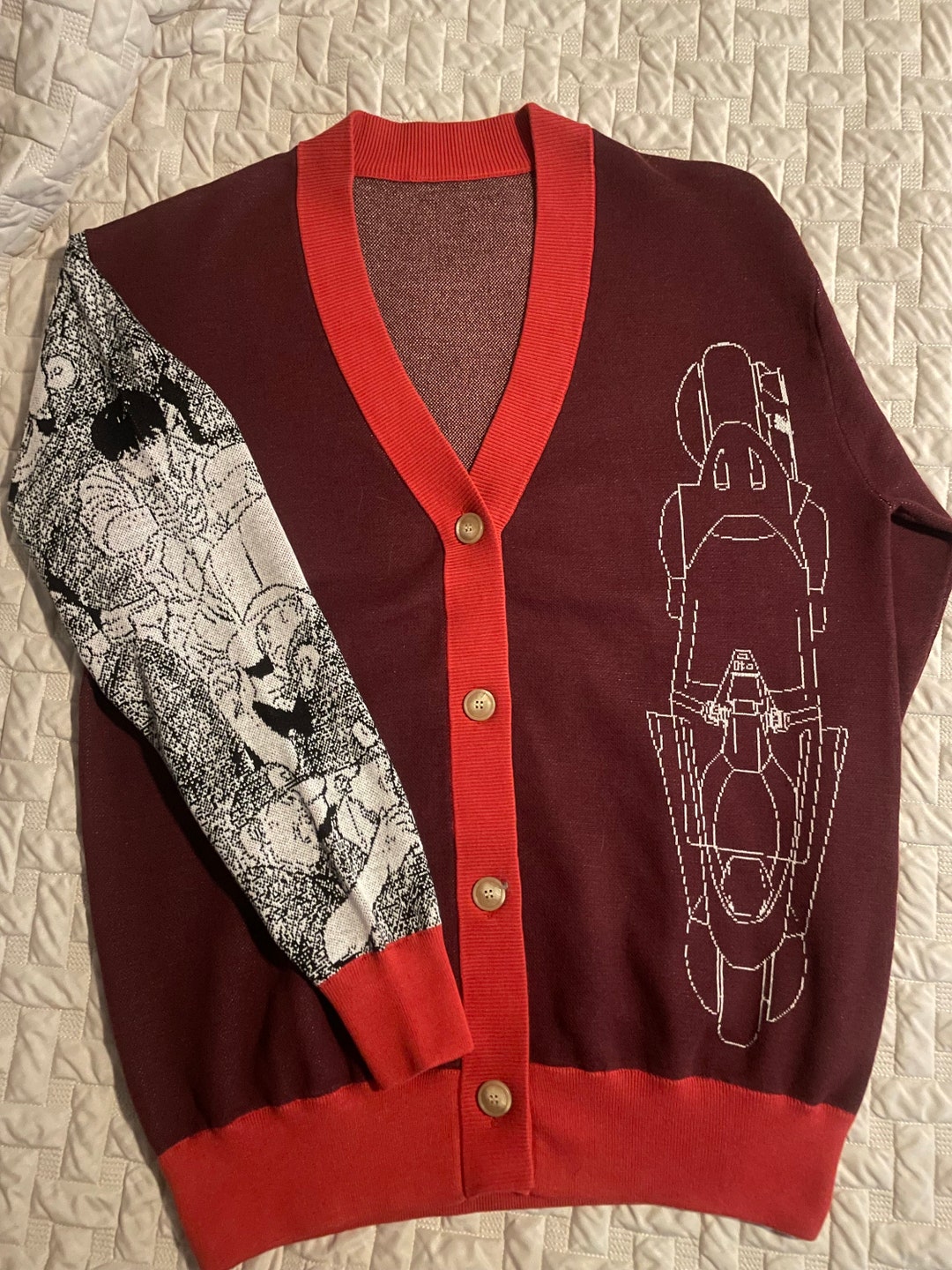 Akira Cardigan, Anime Merch, Manga Merch,, Anime Cardigan, Gift, Retro ...