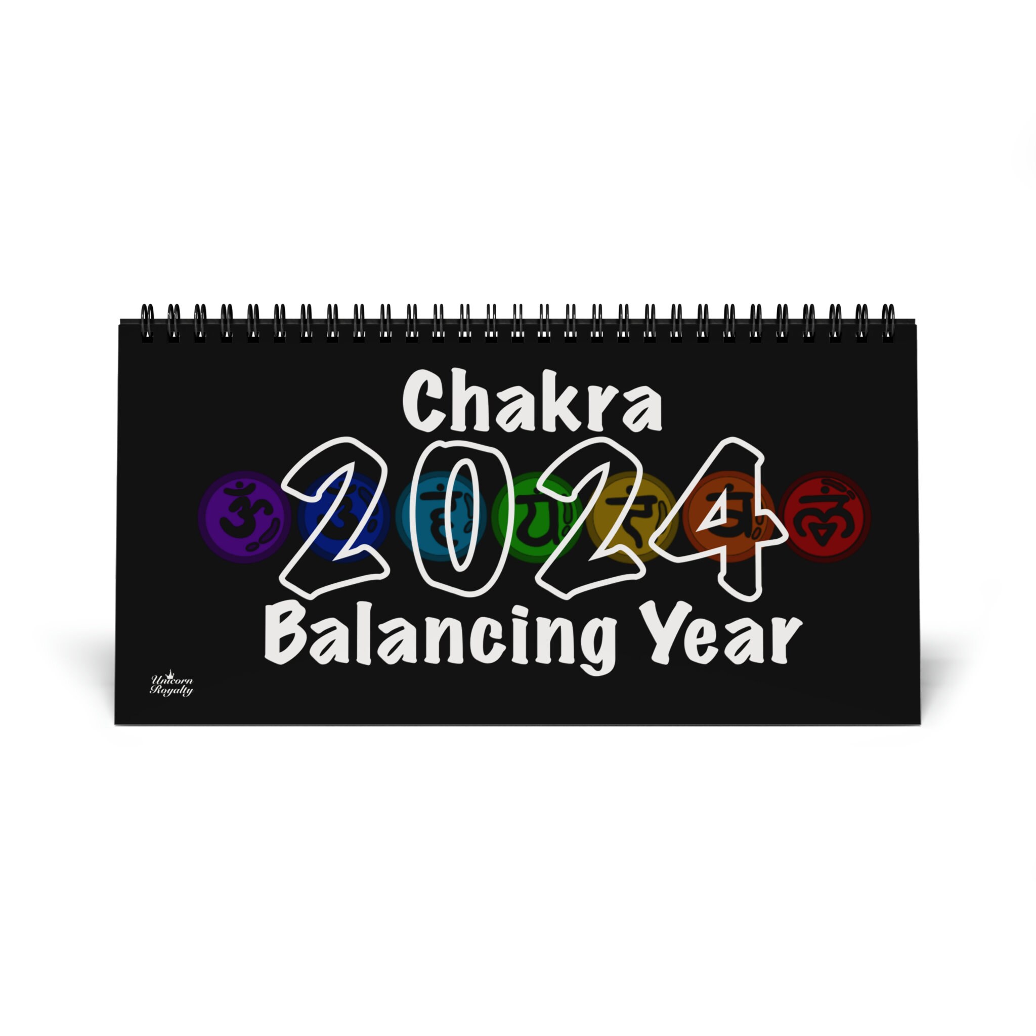 Chakra Aligning Desktop Calendar 2024 Grid - Etsy