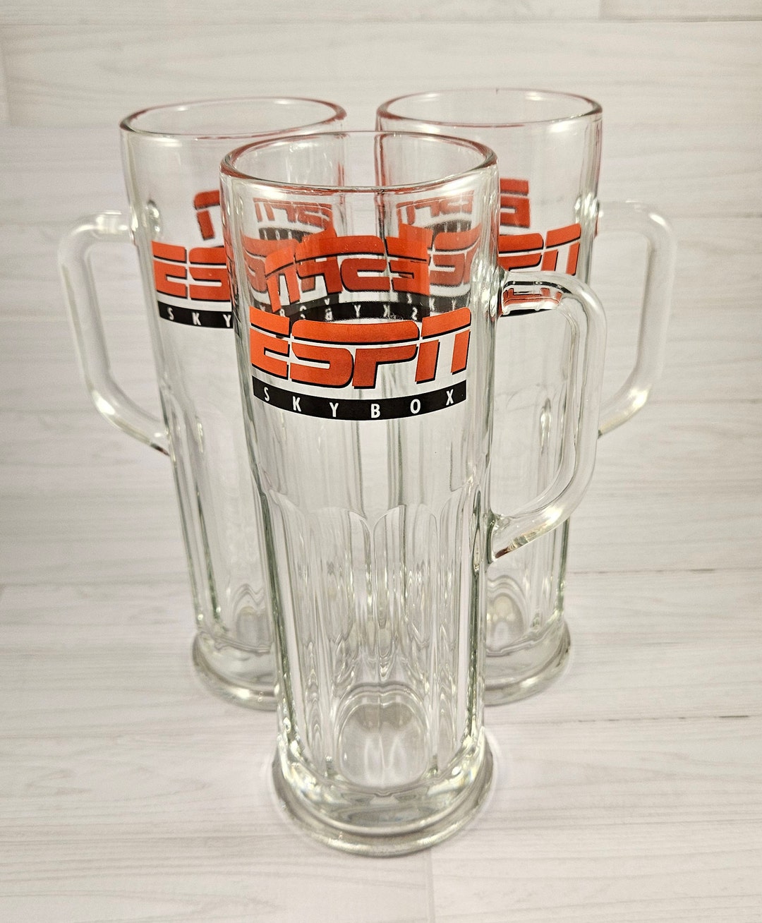 Set of 3 ESPN Skybox Tall Libbey 20oz Beer Mug - Etsy