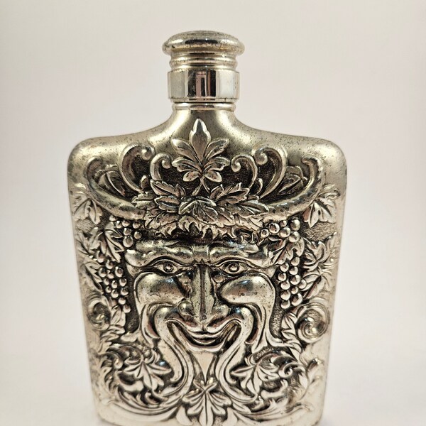 Silver Flask - Etsy