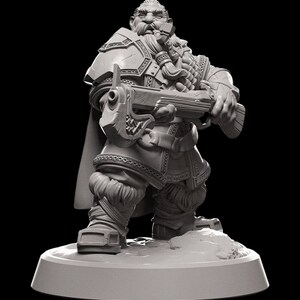 Dwarf Monster Slayer Ranger Telnam Gnik DM Stash 3D Printed Minis Tough ...