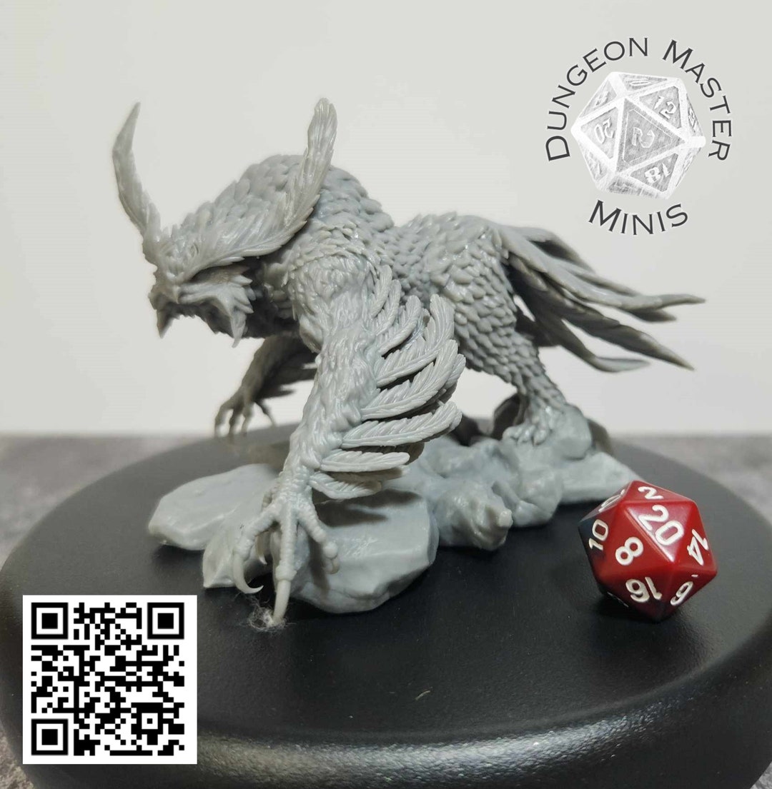 Titancrest Owlbear Stormborn Collectibles 3D Printed Minis Hyperfine ...