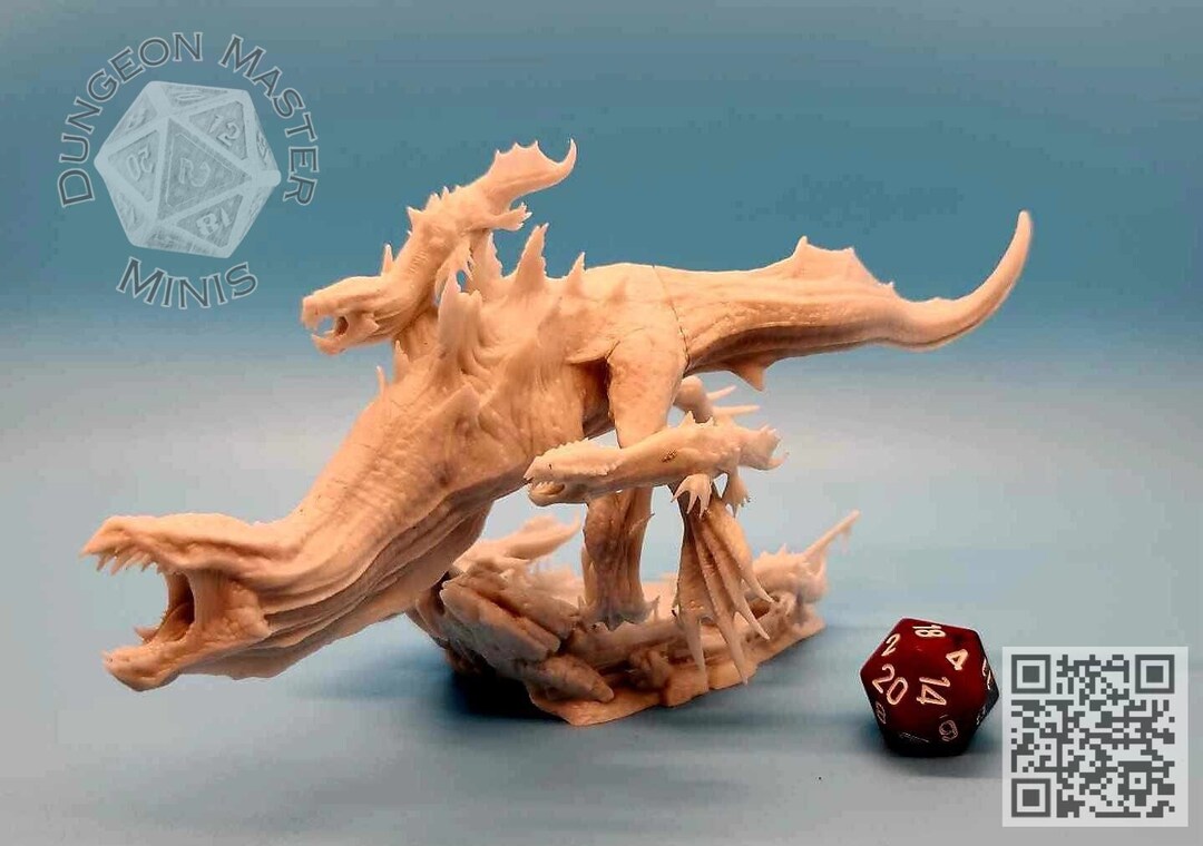 Abyssal Mother Wyrm Mini Monster Mayhem 3D Printed Minis HYPERFINE ...