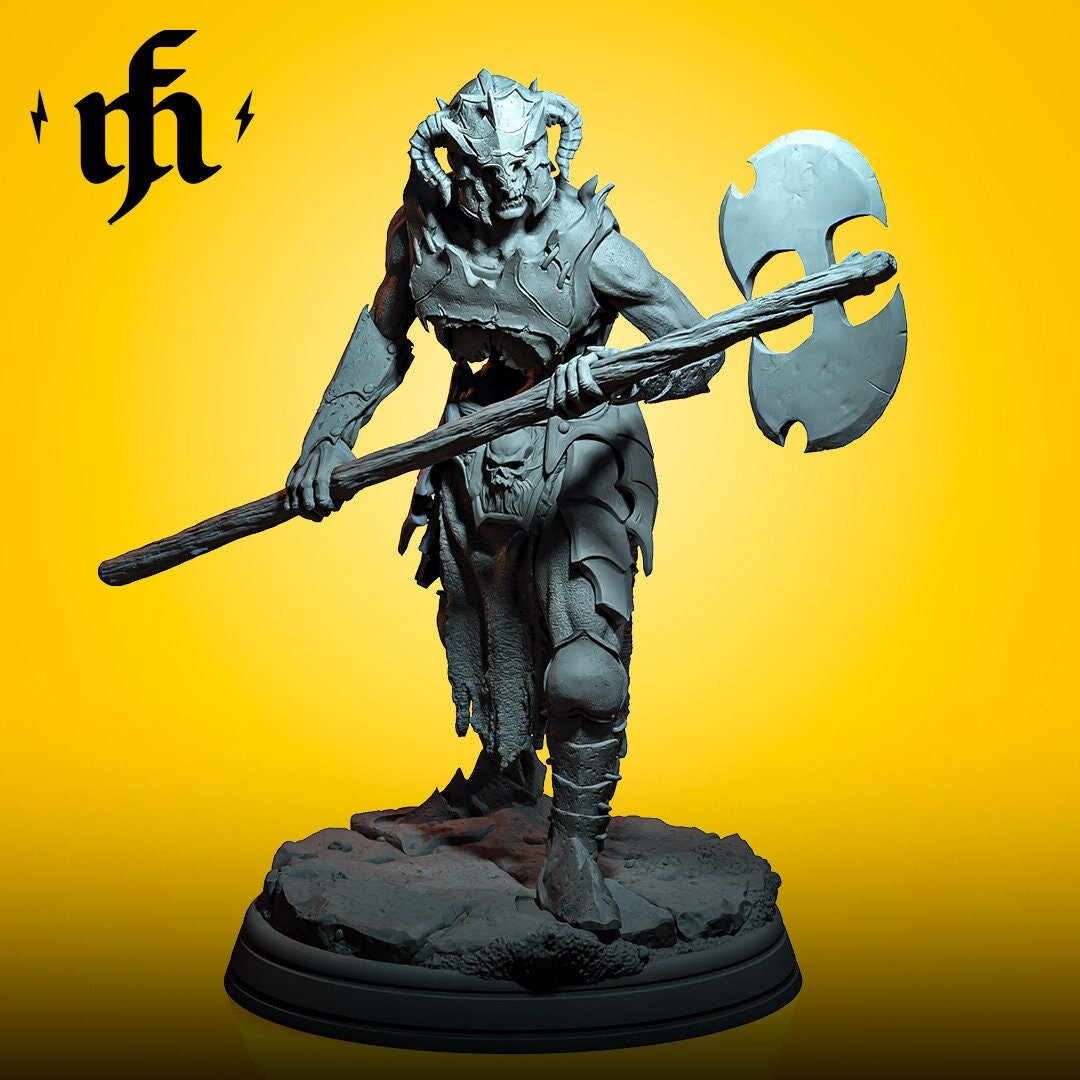 Skeleton Boss Midas Forge 3D Printed Minis Tough Resin TTRPG Dnd Minis ...