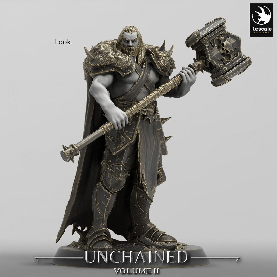 Unchained Rangers V2 Rescale Miniatures 3D Printed Minis Tough Resin ...