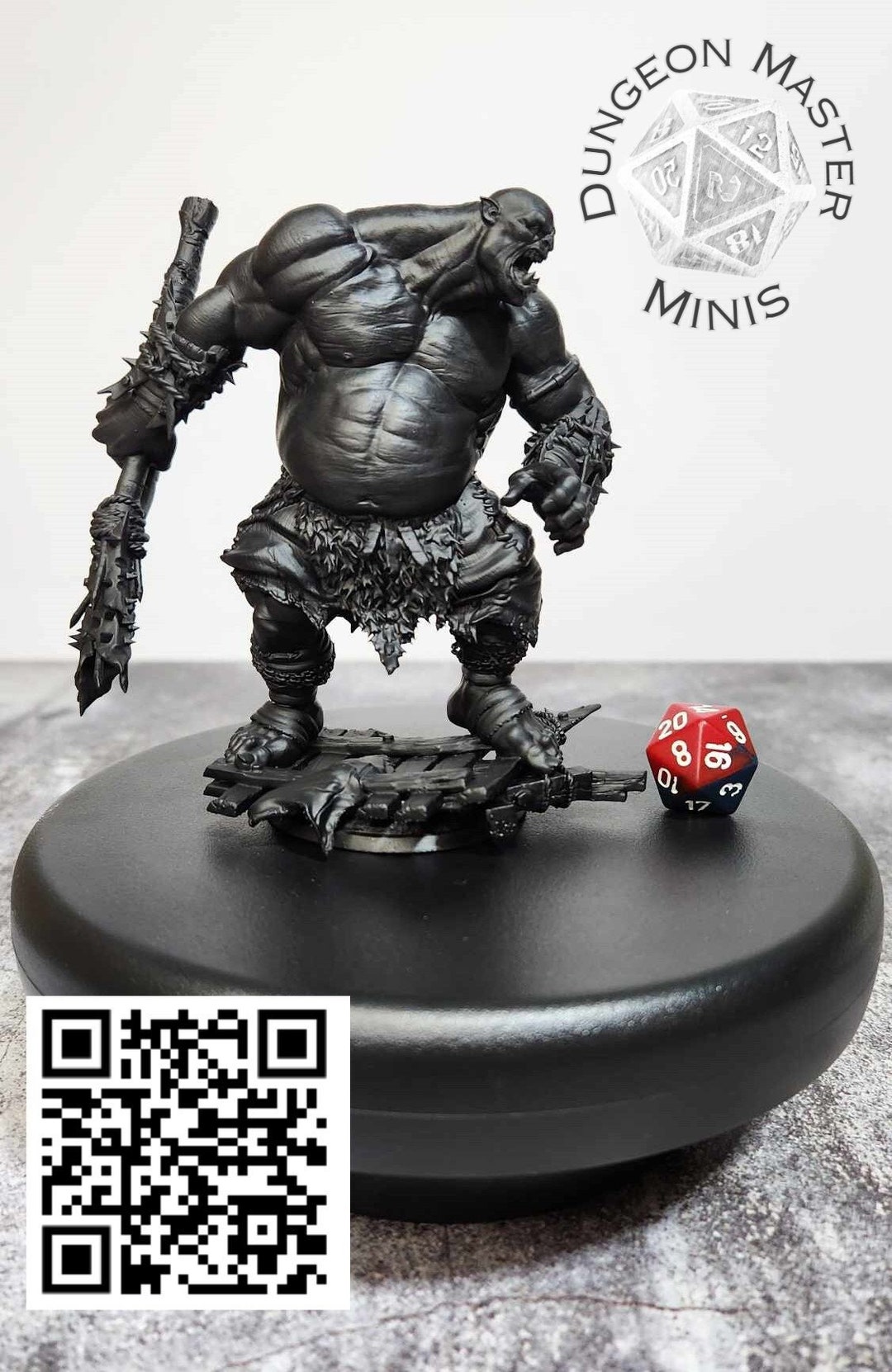 Ogre Rescale Minis 3D Printed Minis Tough Resin TTRPG Dnd Minis ...