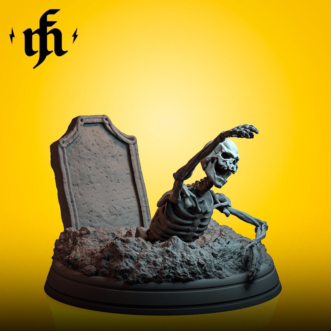 Skeleton Crawler Midas Forge 3D Printed Minis Tough Resin TTRPG Dnd ...