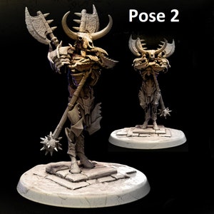 Skeletaur, Skeleton Minotaur Mini Monster Mayhem 3D Printed Minis Tough Resin TTRPG Dnd Minis ...