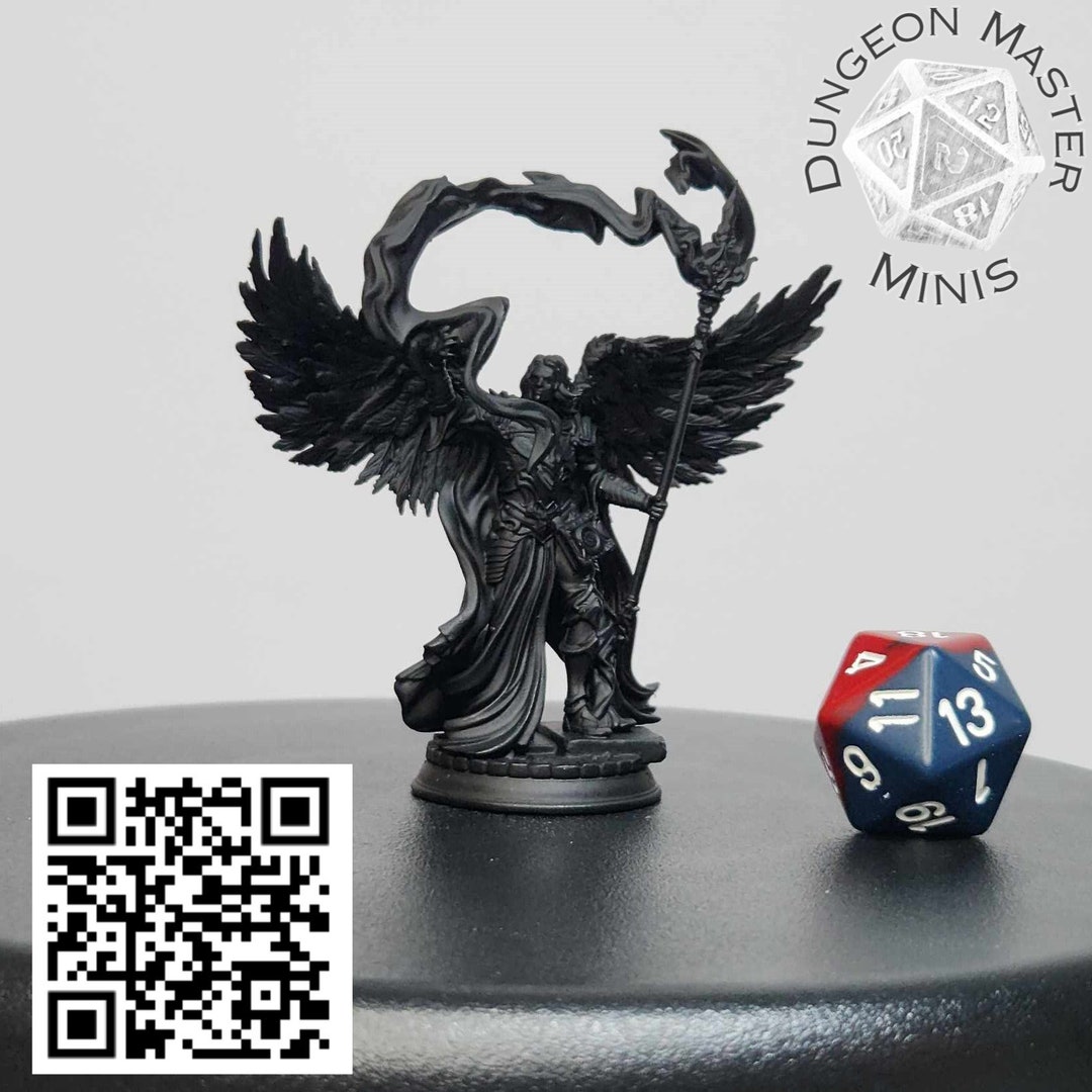 Arch Angel of Wisdom Tharavës DM Stash 3D Printed Minis Tough Resin ...
